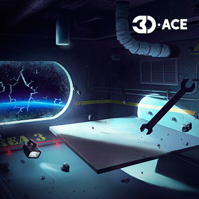 ArtStation - Space room concept art