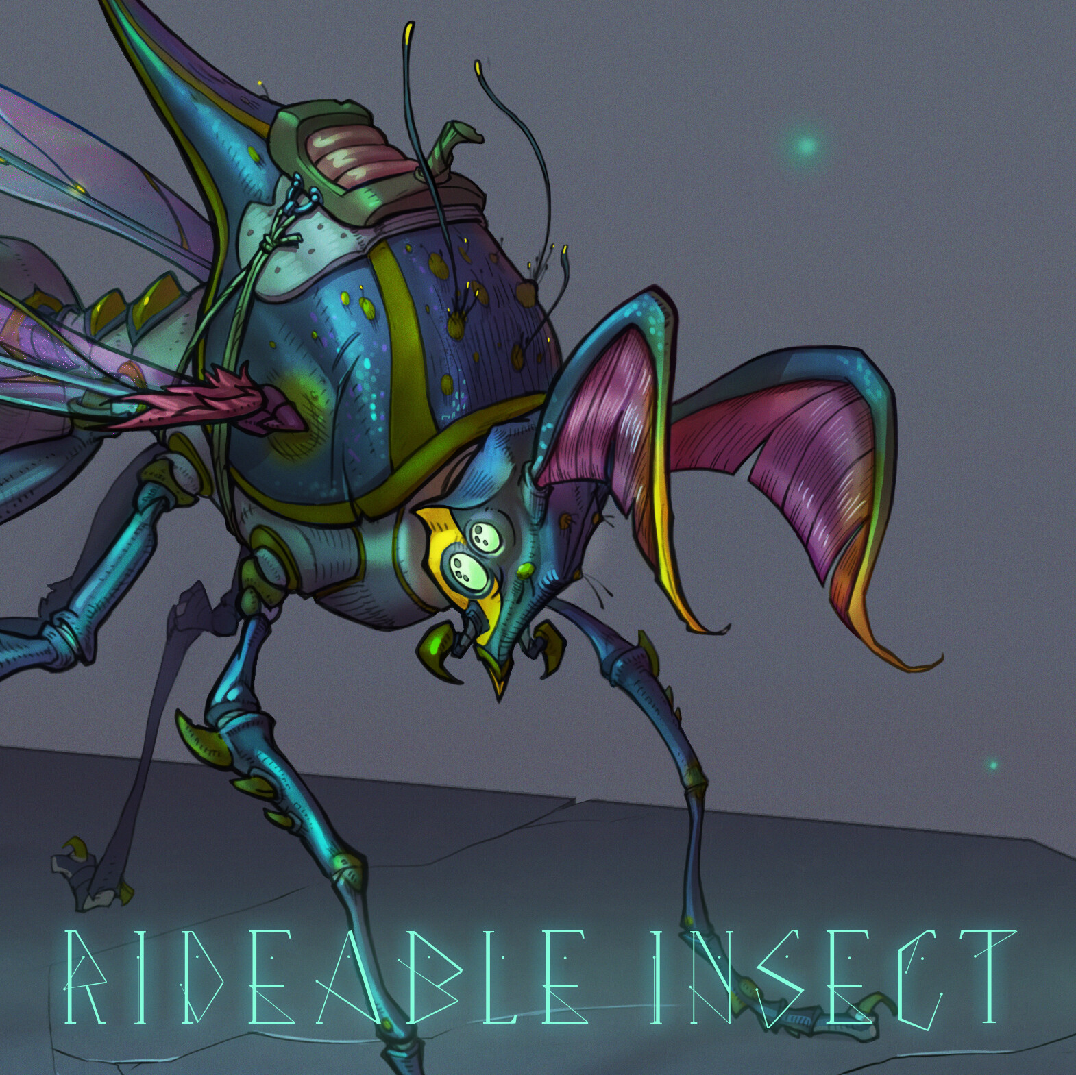 ArtStation - Rideable Insect Concept
