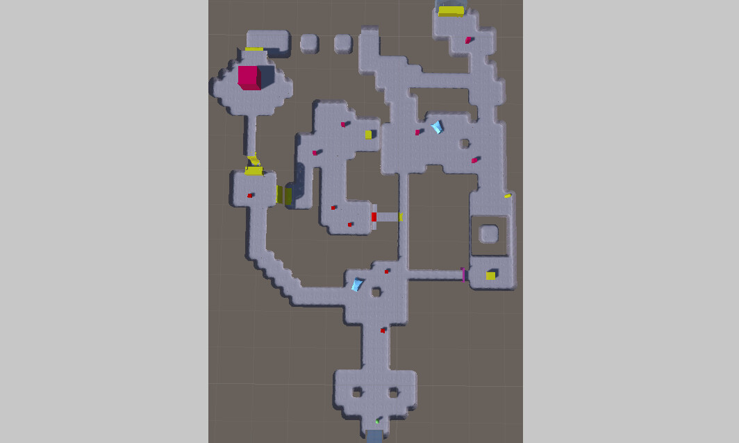 ArtStation - Dungeon crawler level. Mid-game difficulty