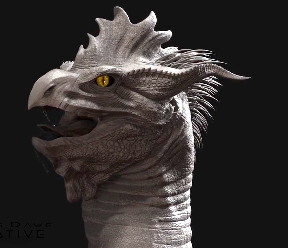 ArtStation - Chicken Dragon Grey Turntable
