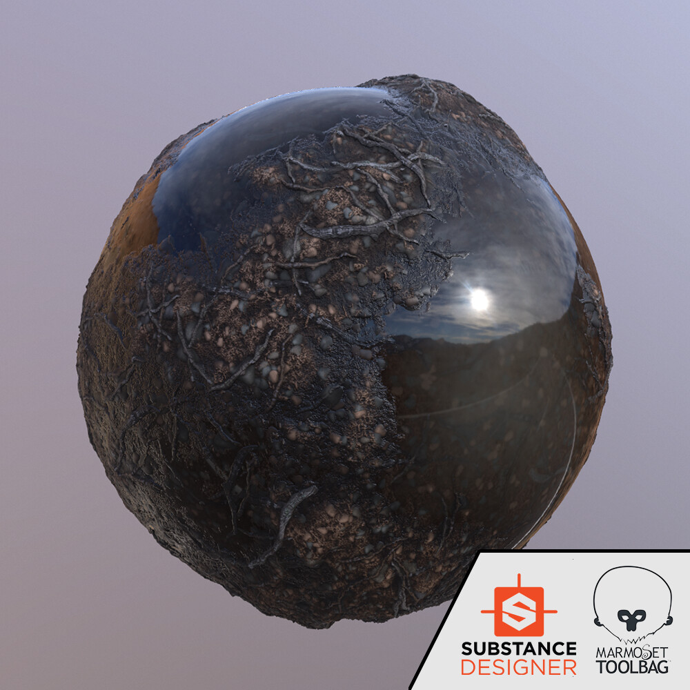ArtStation - Dirt Material - Substance Designer Introduction