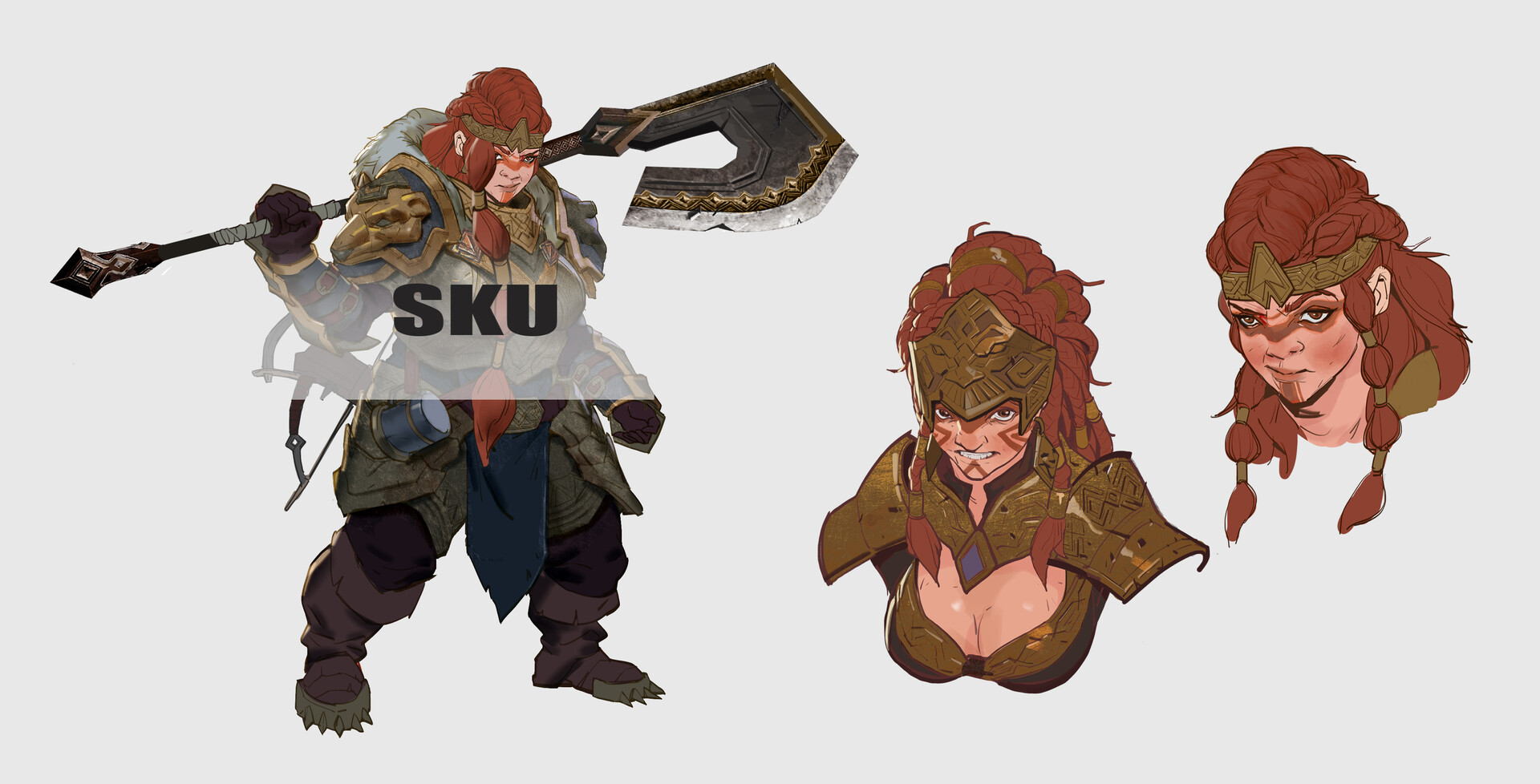 ArtStation - Dwarf girl