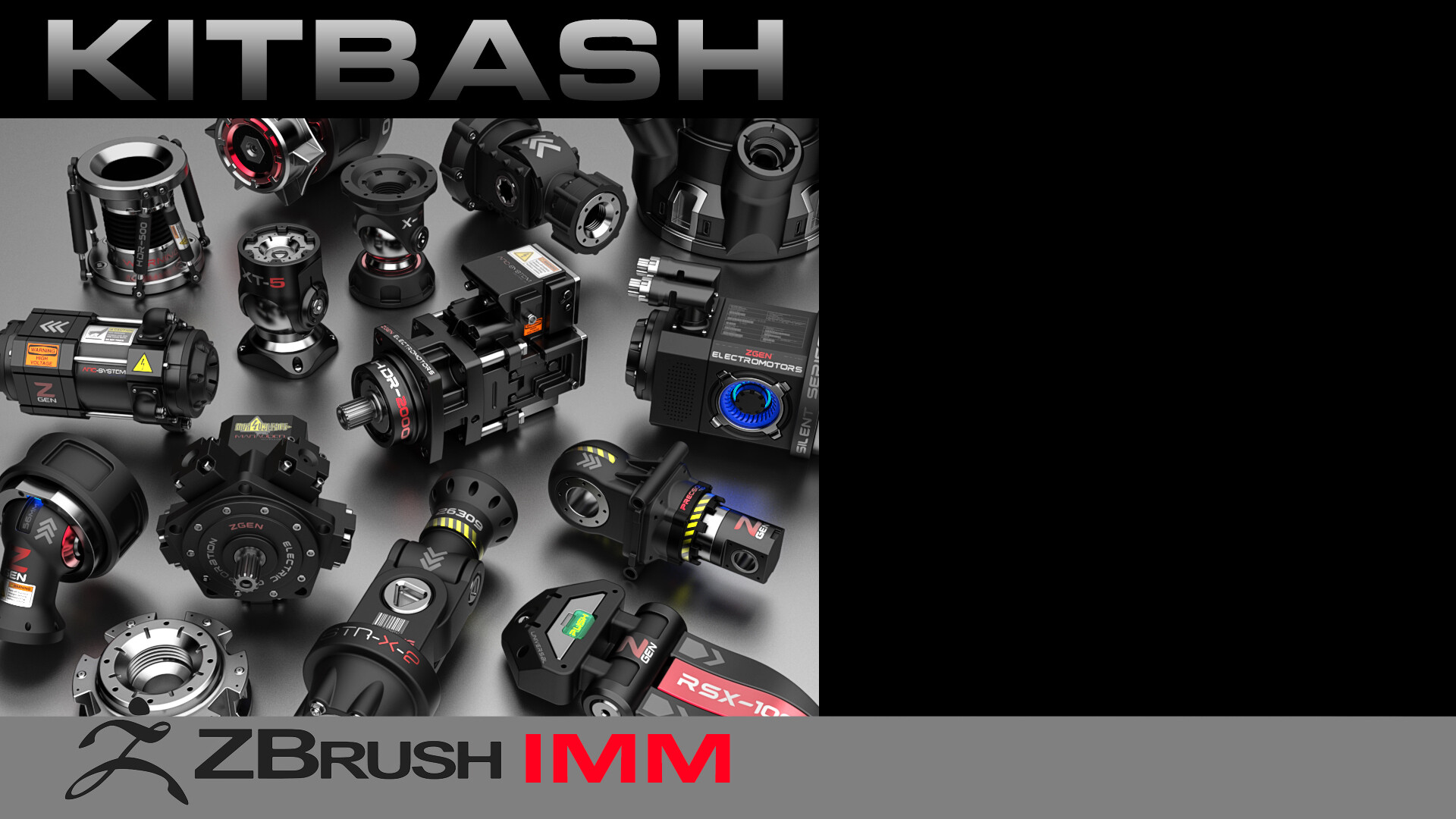 ArtStation - Kitbash Hard-Surface Mix V5