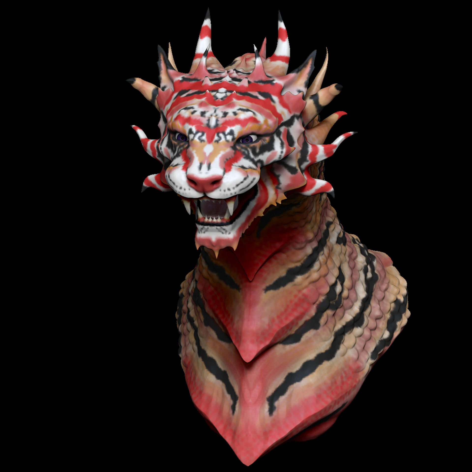 ArtStation - Tiger Dragon