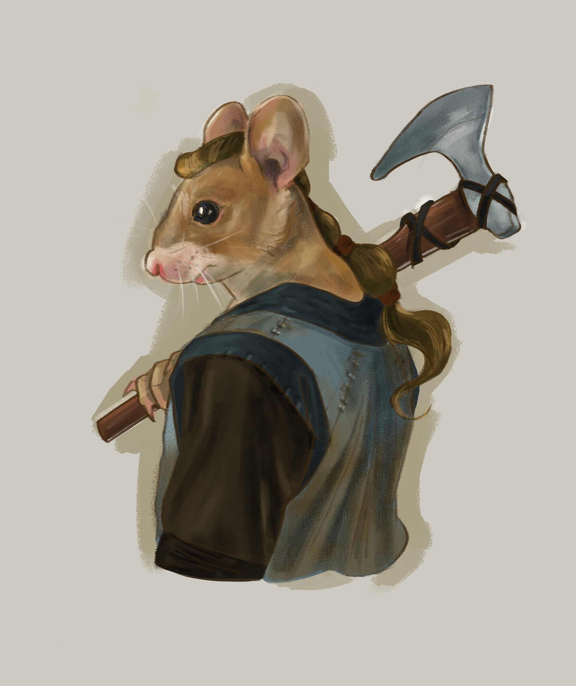 ArtStation - Viking mouse warrior