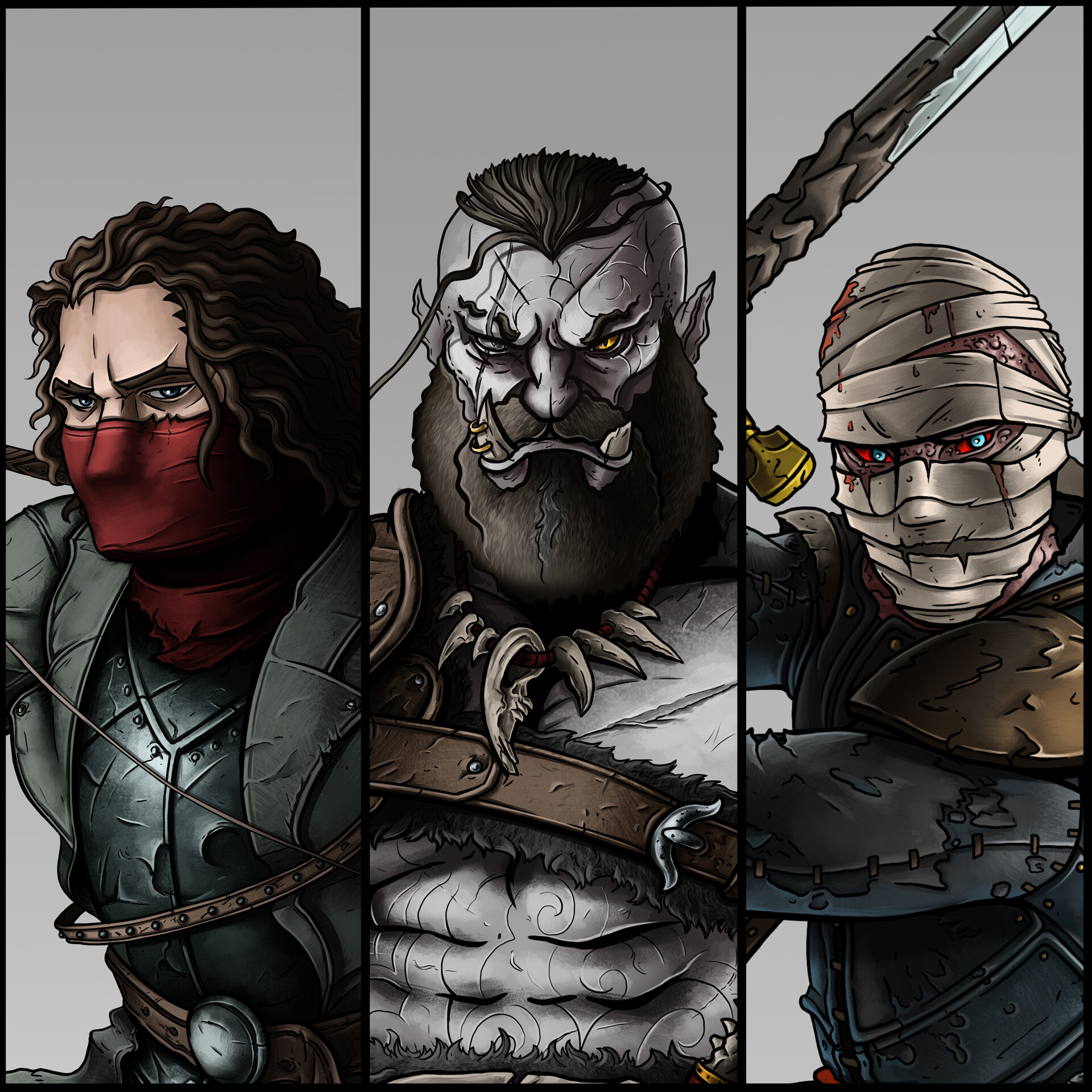 ArtStation - Just my DnD Characters