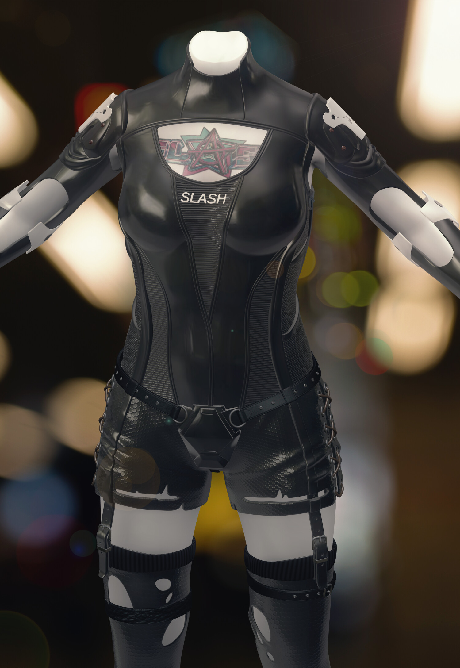 ArtStation - WIP 3: Quake Champions Slash Fanart