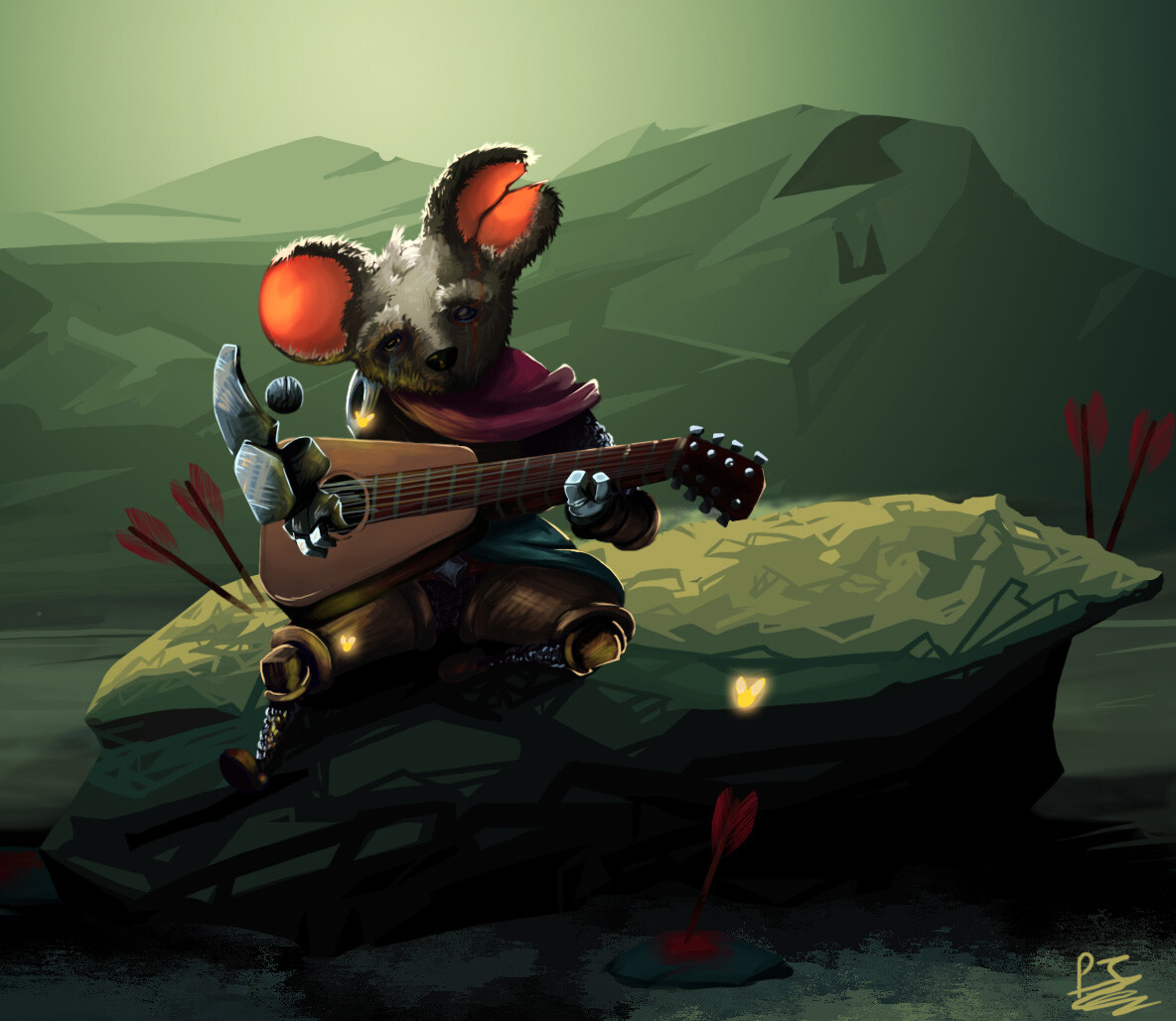 ArtStation - Melvyn the peaceful mouse
