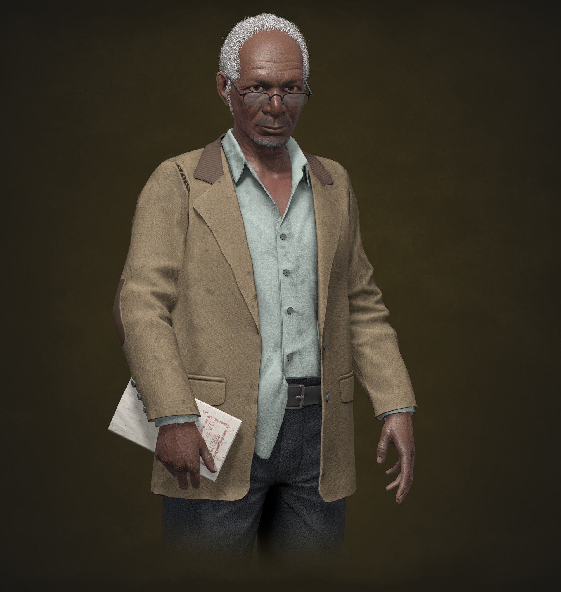ArtStation - Post-Apocalyptic Scientist, Dr. J. Moorer