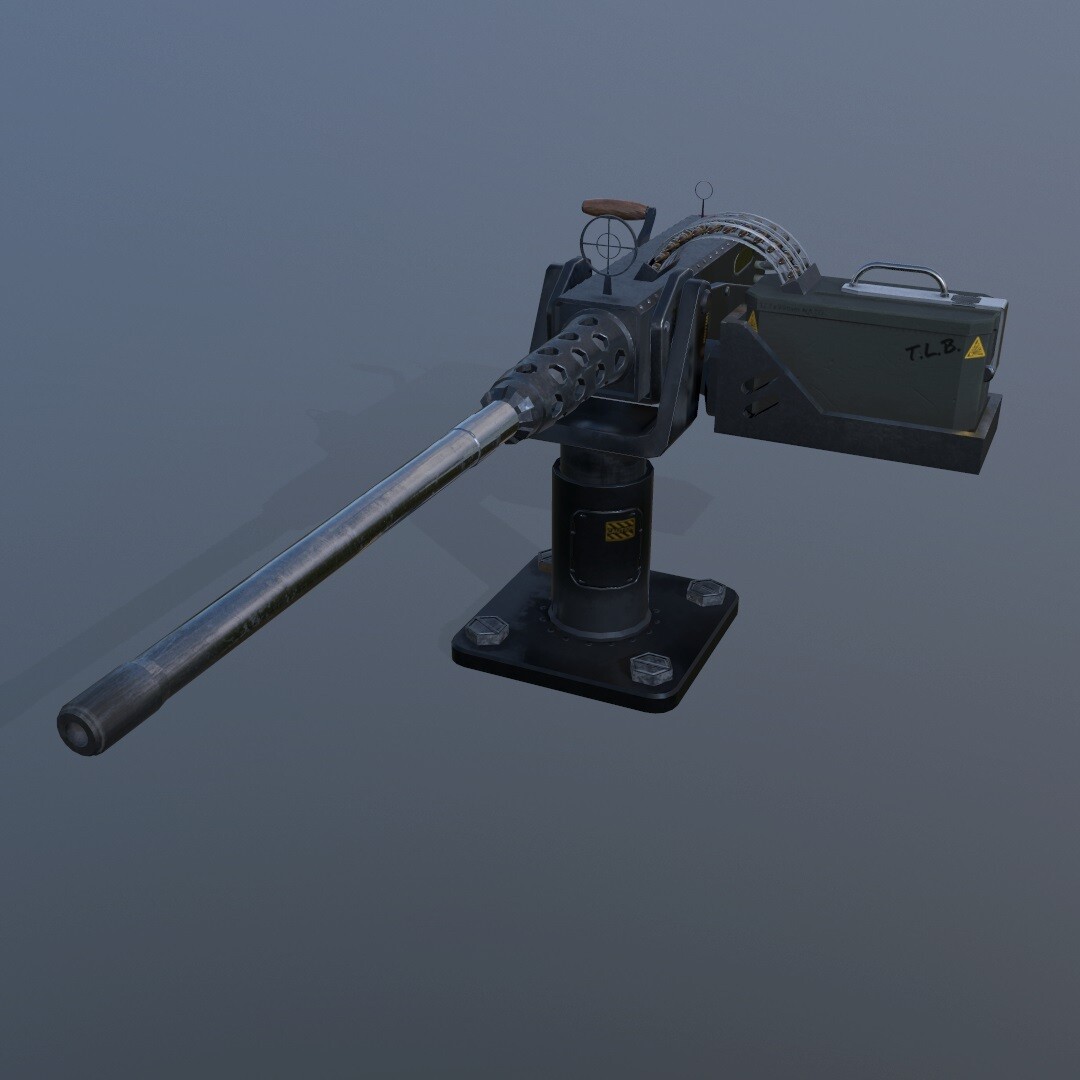 ArtStation - Mounted MG