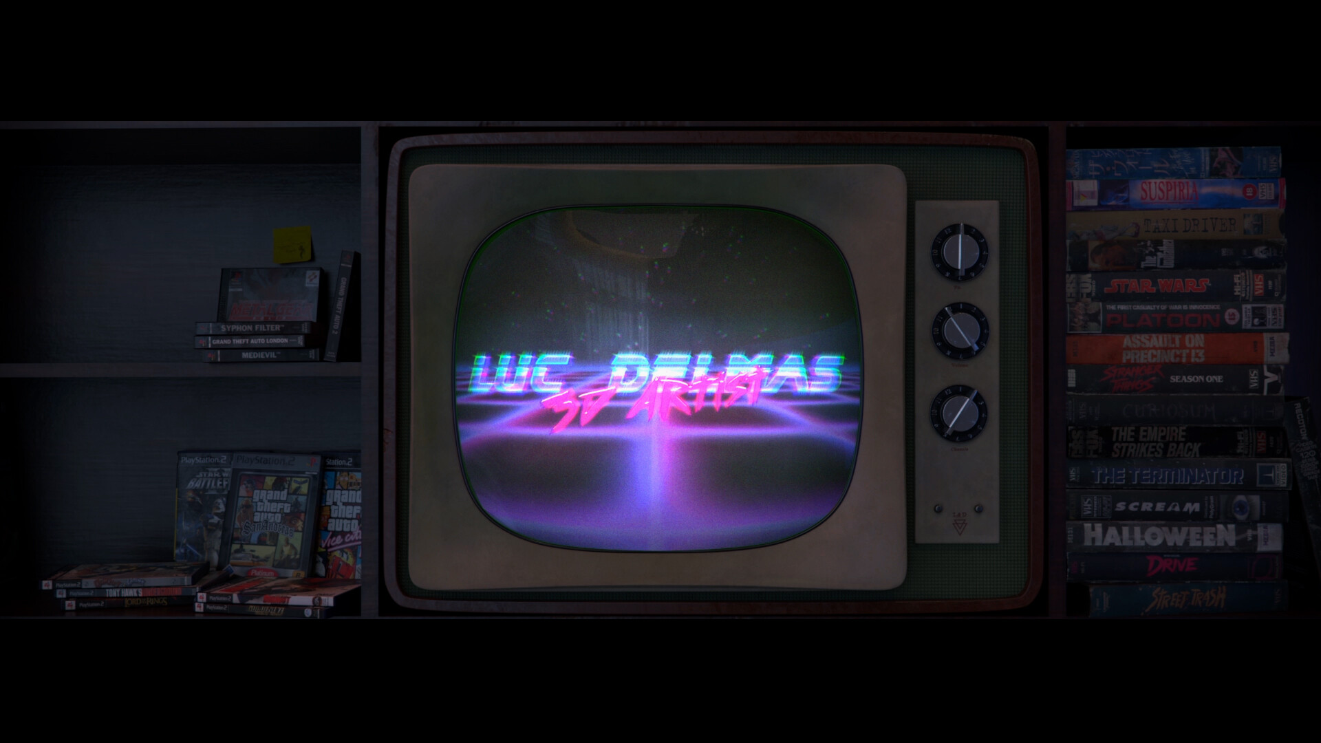 ArtStation - Back to the 80's (intro showreel)