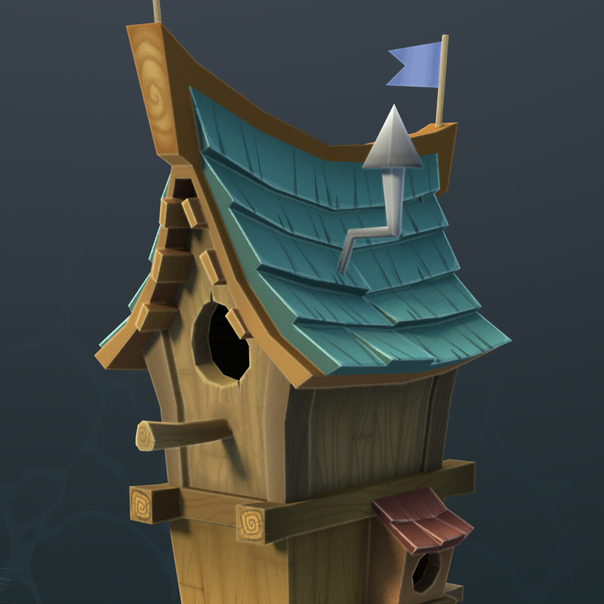 ArtStation - Bird tower