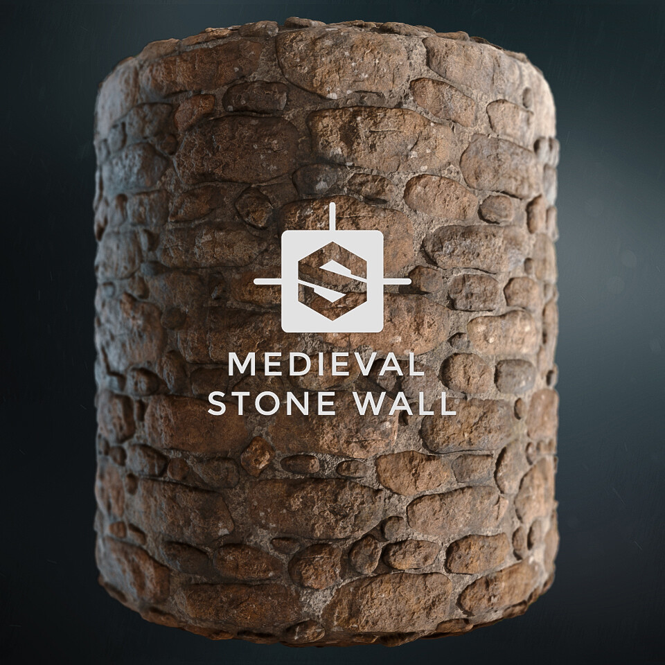 Artstation Substance Designer Medieval Stone Wall