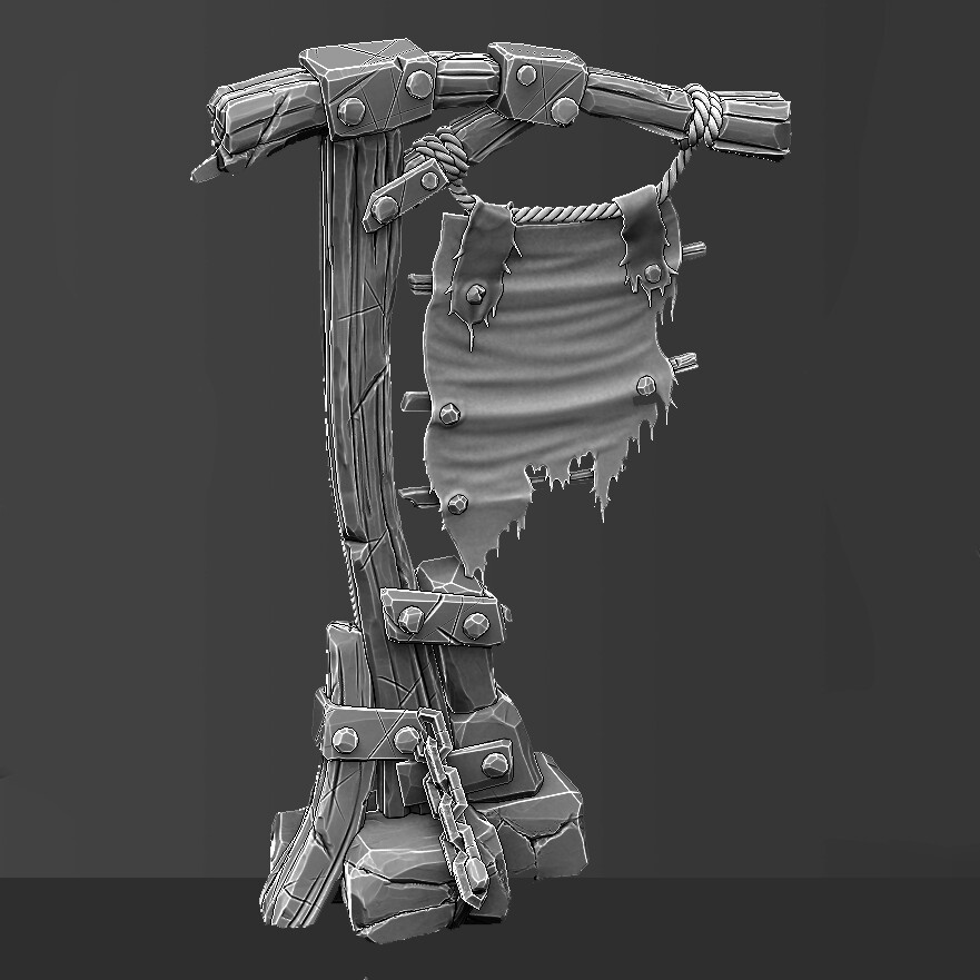 ArtStation - Game environment props