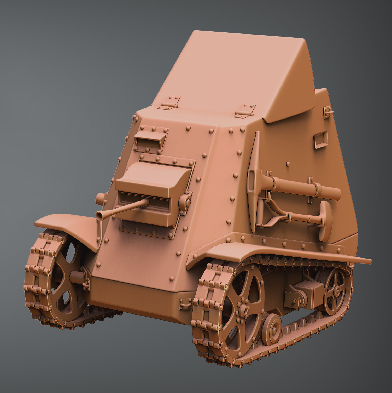 ArtStation - Motorised Machine Gunner