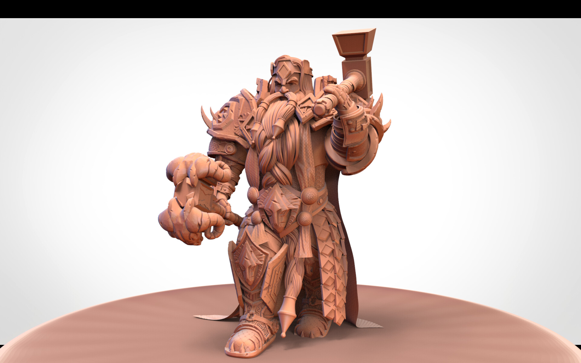 ArtStation - High King (Diamond) Magni Bronzbeard.