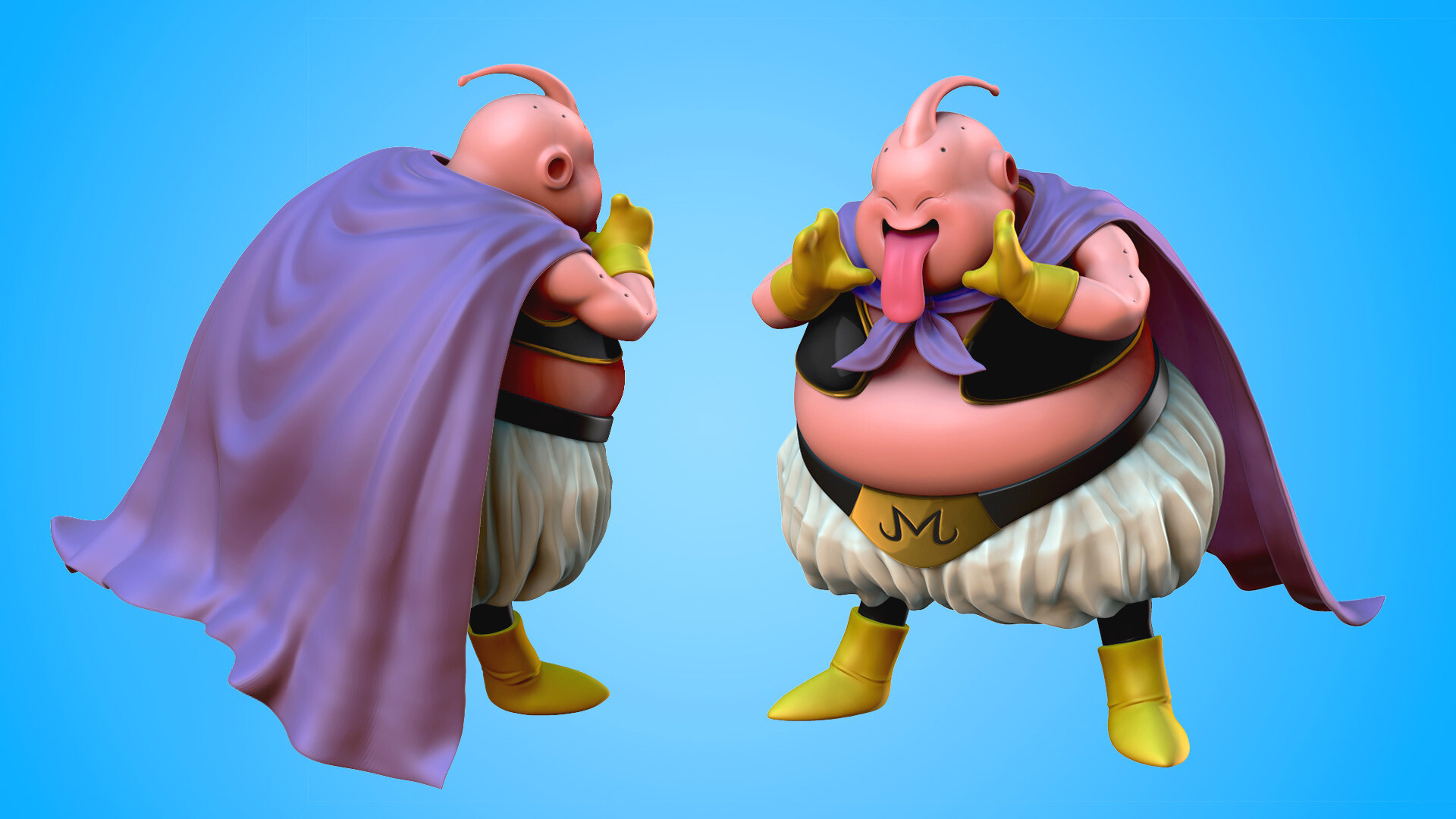 ArtStation - Majin Boo Sculpting Study