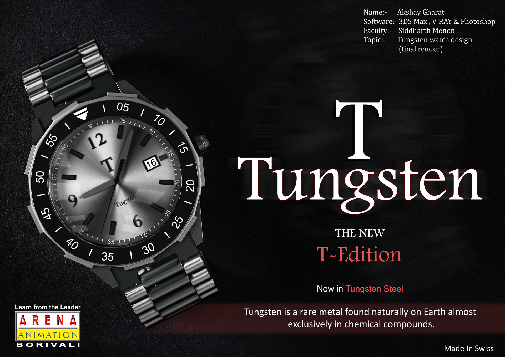 ArtStation - Tungsten watch