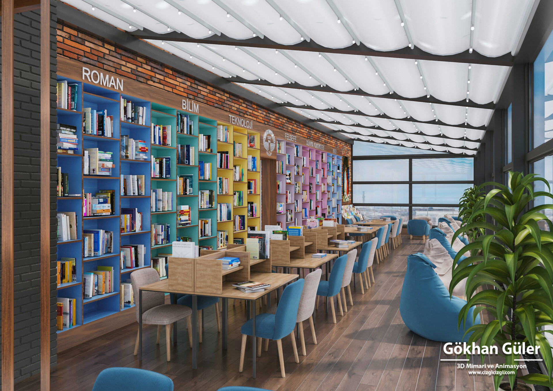 ArtStation - School Library