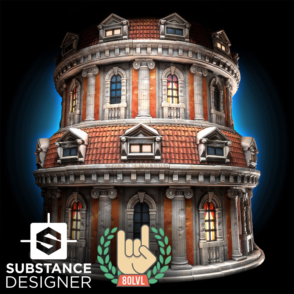 ArtStation - Substance designer Architecture practice 01