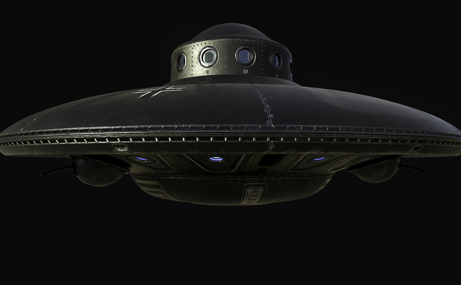 ArtStation - German Vril Haunebu II, Clint Dietz