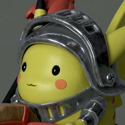 ArtStation - Knight Pikachu