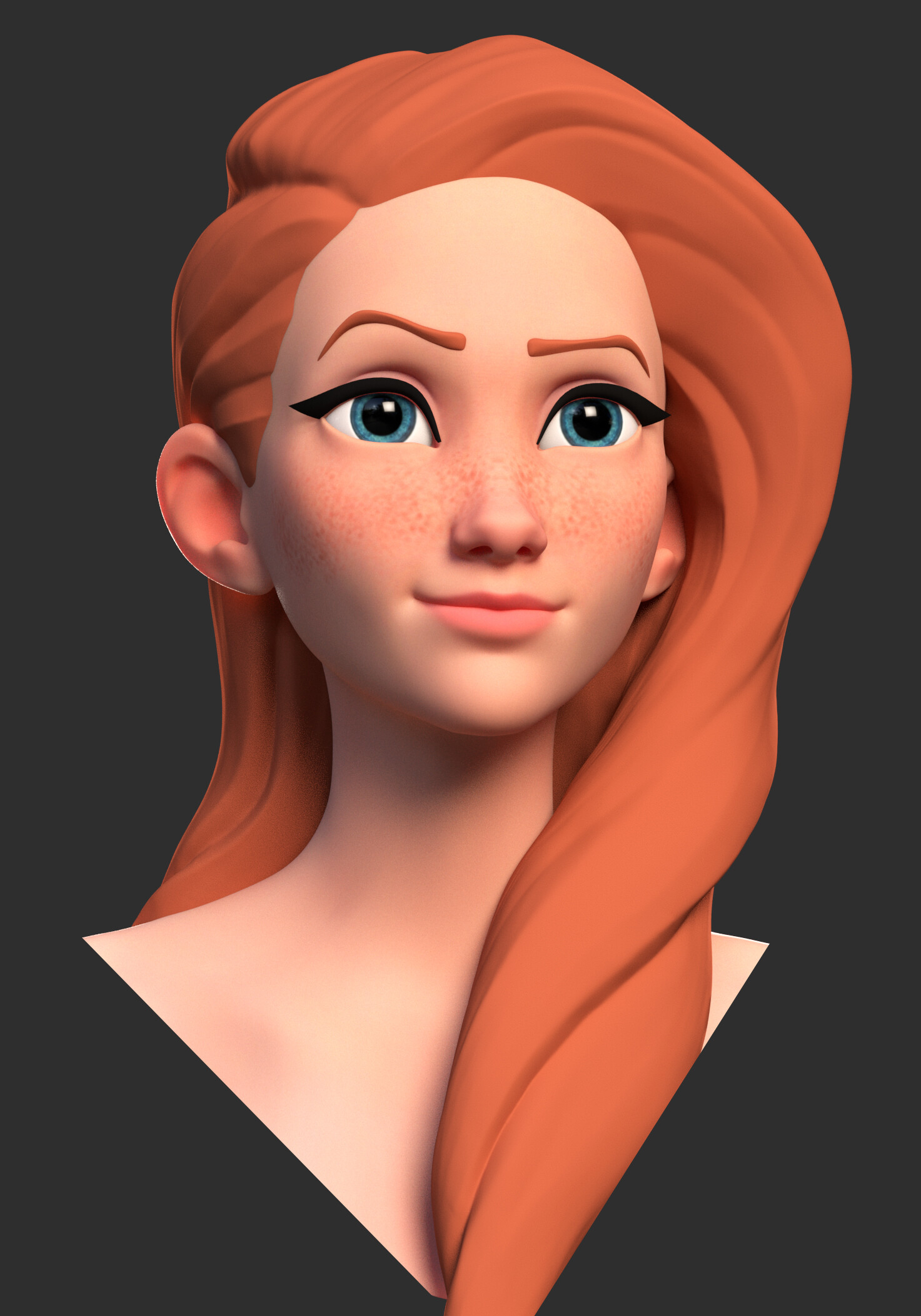 ArtStation - Stylized girl sketch