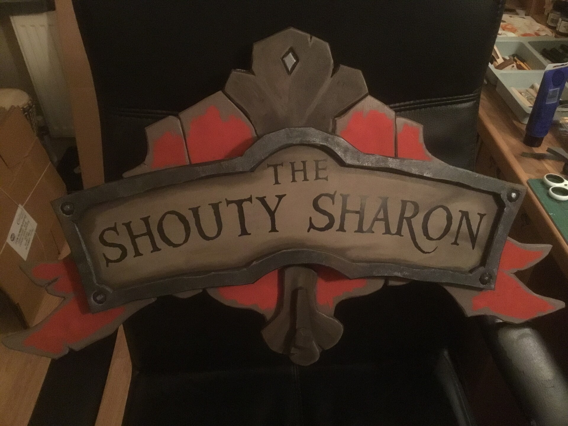 ArtStation - The Shouty Sharon ship sign