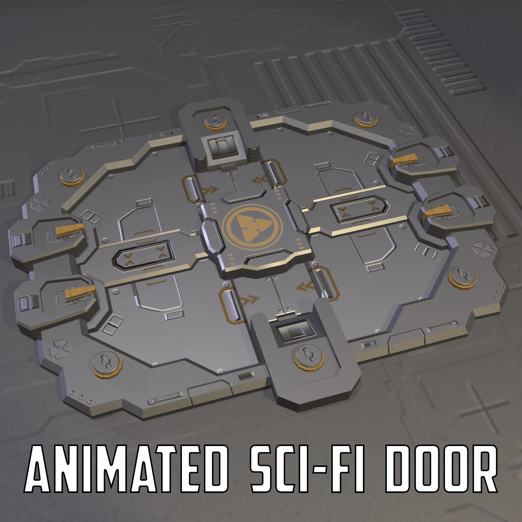 ArtStation - Animated Sci-Fi Door