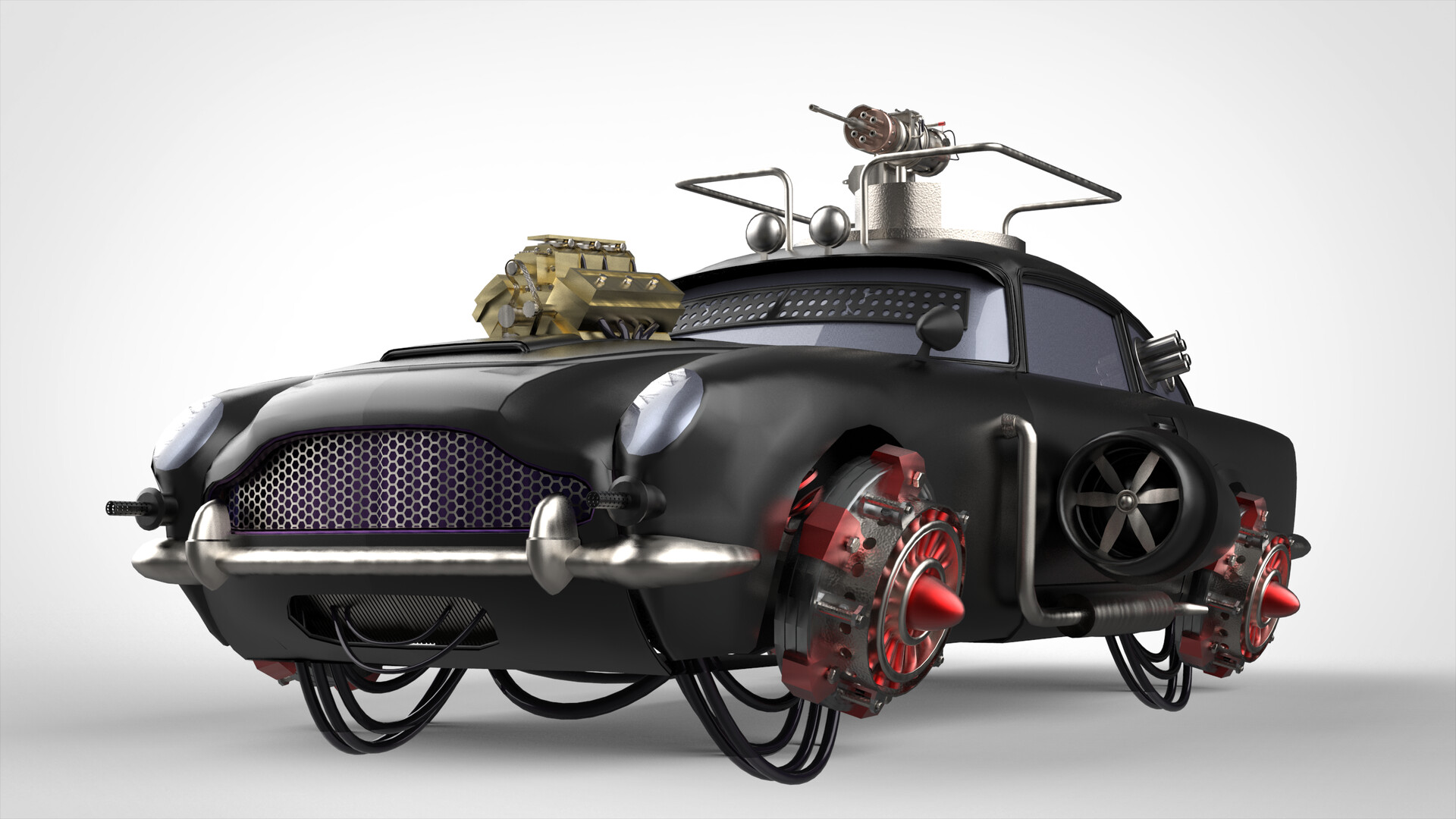 ArtStation - Aircraft Car Concept Art