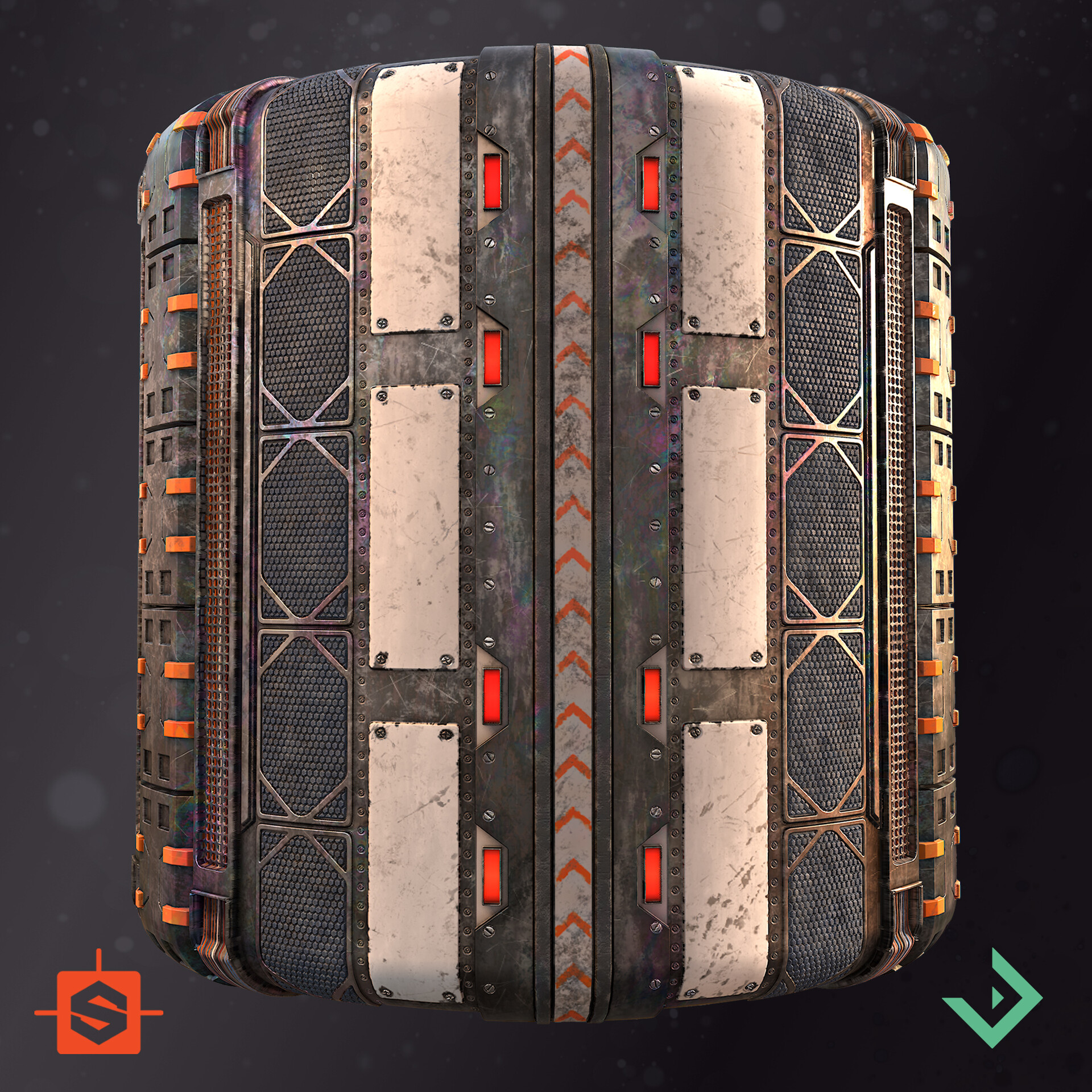 ArtStation - Sci-Fi Floor - Material Study