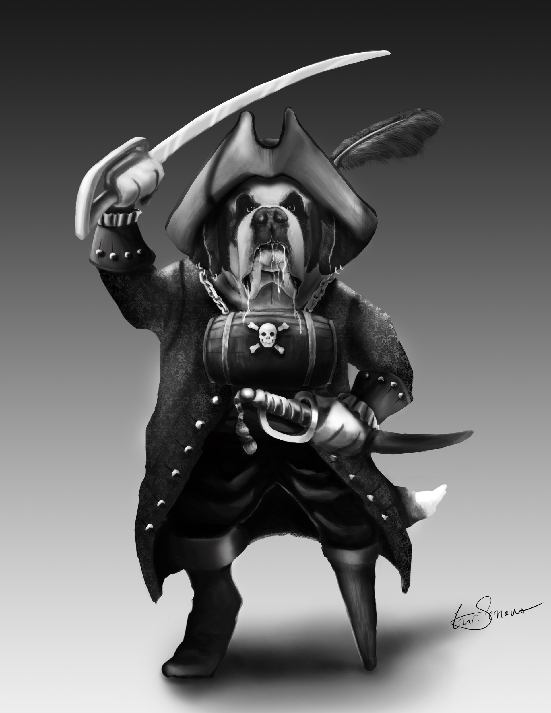 ArtStation - Animal Human Hybrid Concept Design/Process