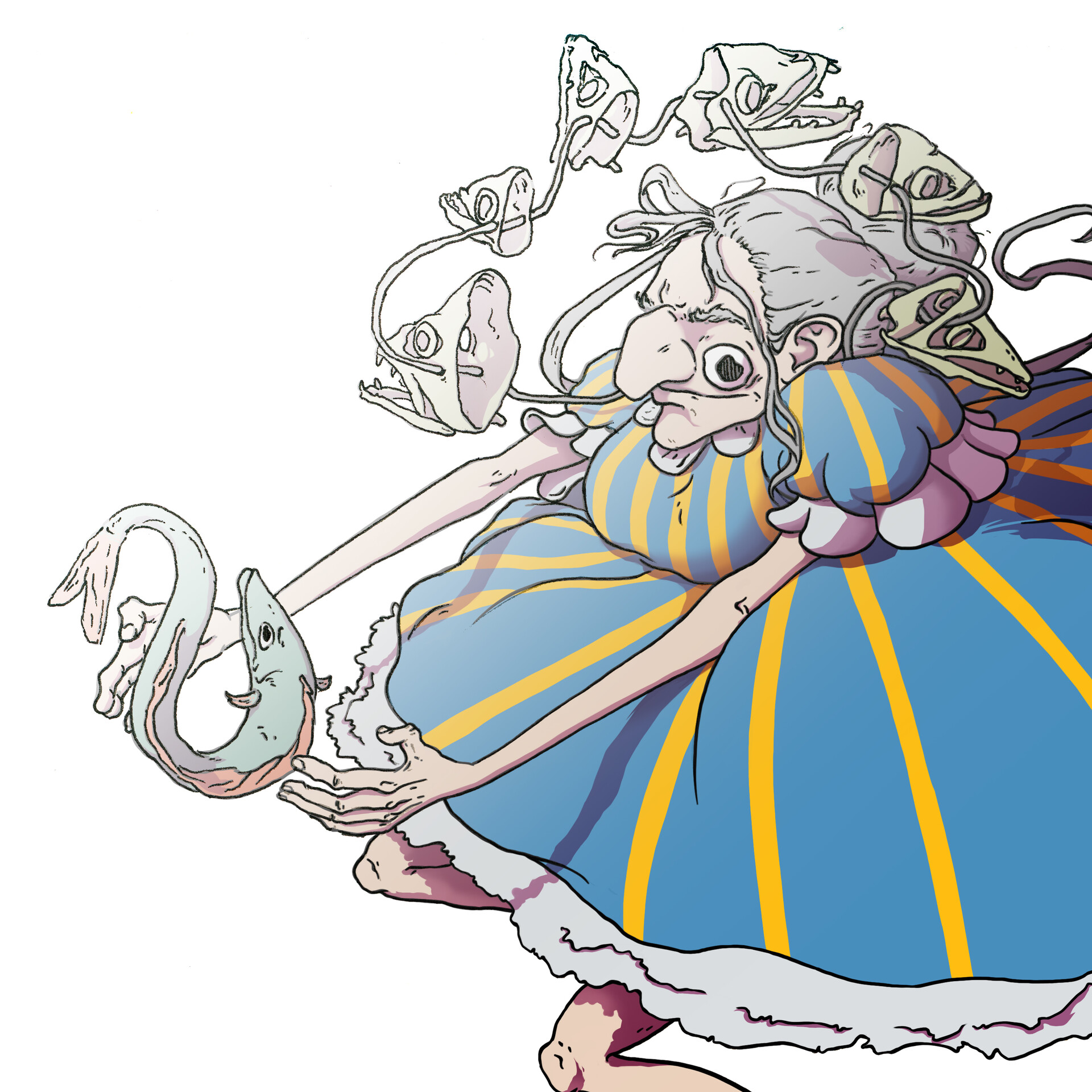 ArtStation - Fish witch