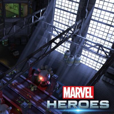 ArtStation - Marvel Heroes - Robot Factory & Industrial Factory Zone