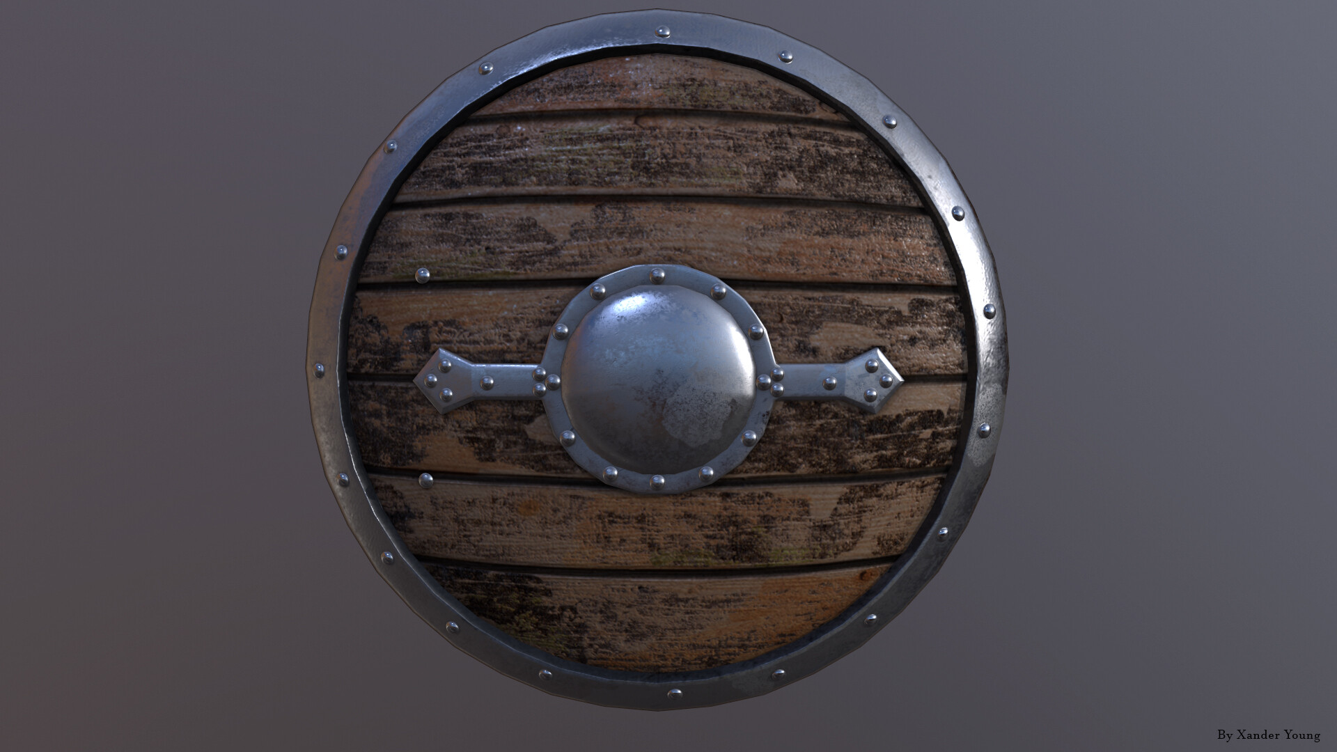 ArtStation - Wooden Shield