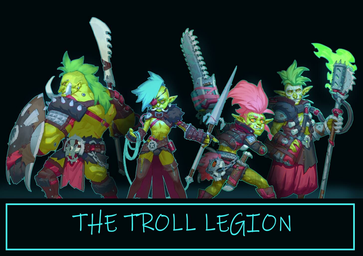 ArtStation - The troll legion