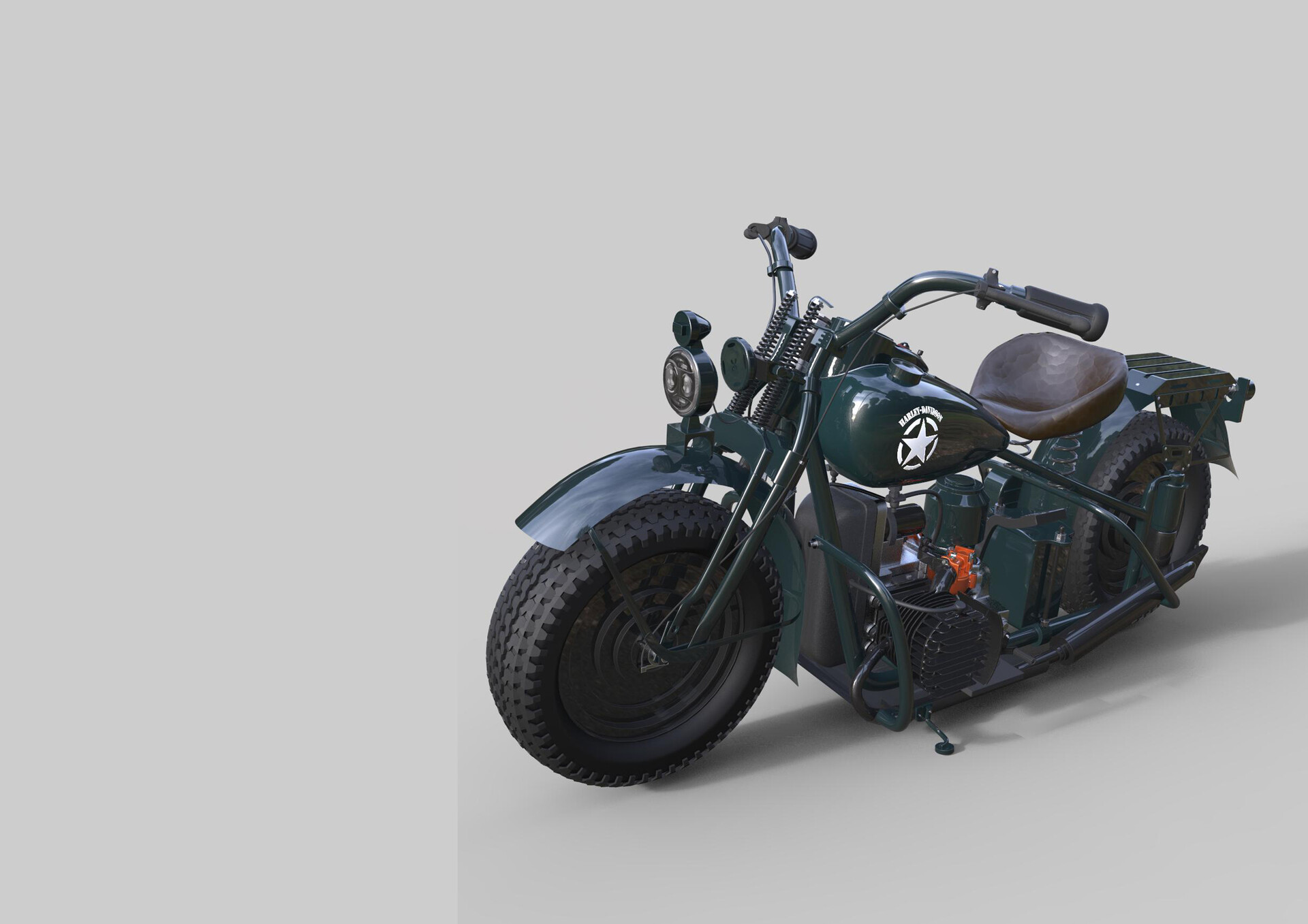 ArtStation - Military bike