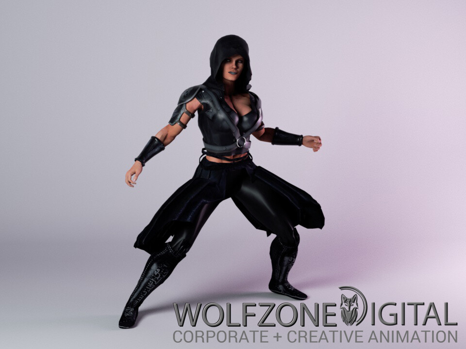 ArtStation - Celina-Female Assassin