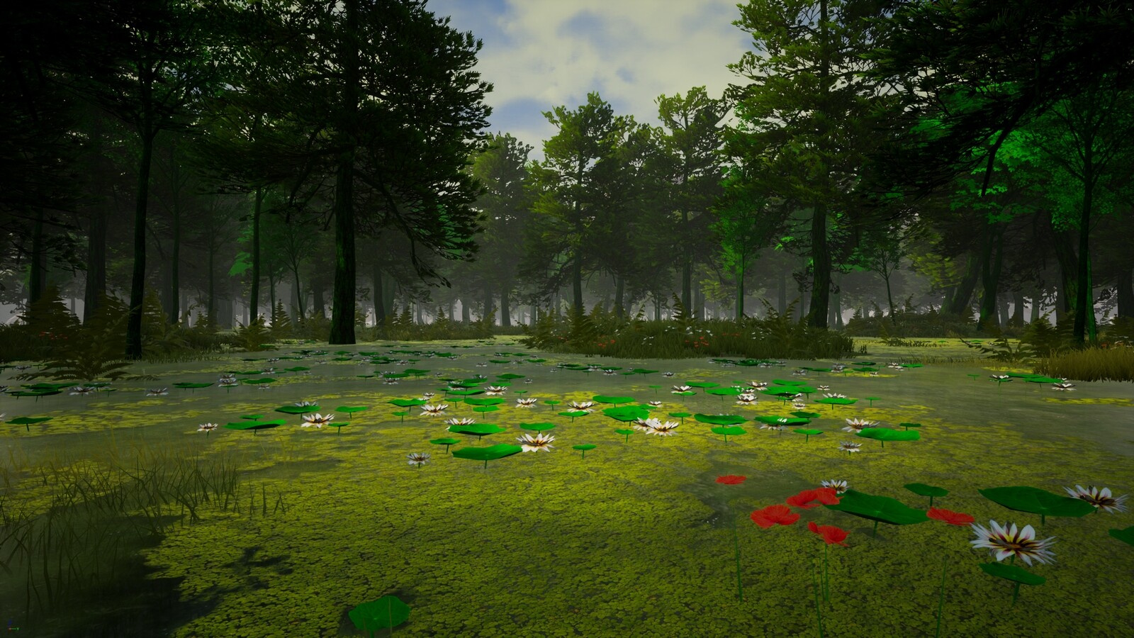 ArtStation - Swampy environment