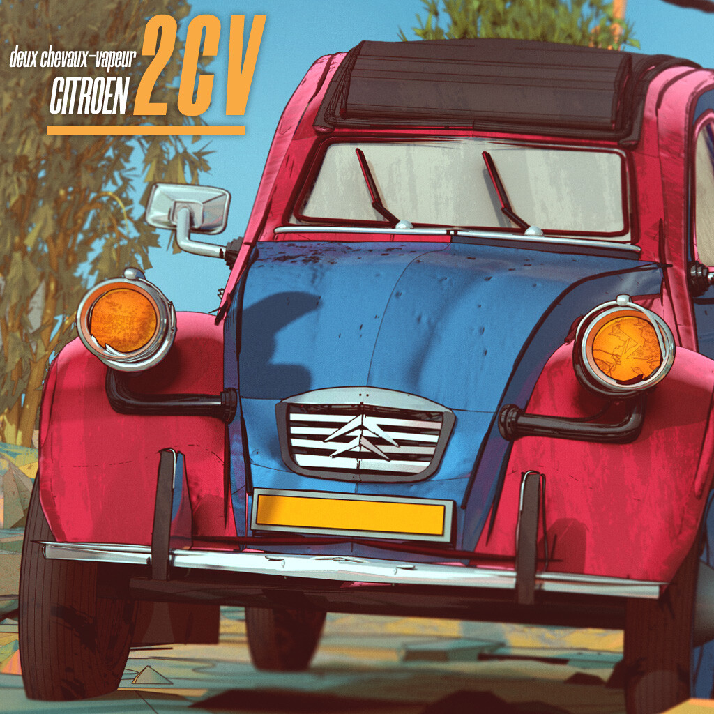 ArtStation - Citroen 2CV