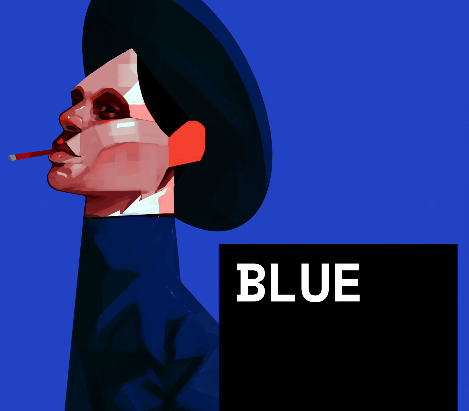 ArtStation - Blue Illustrations Set