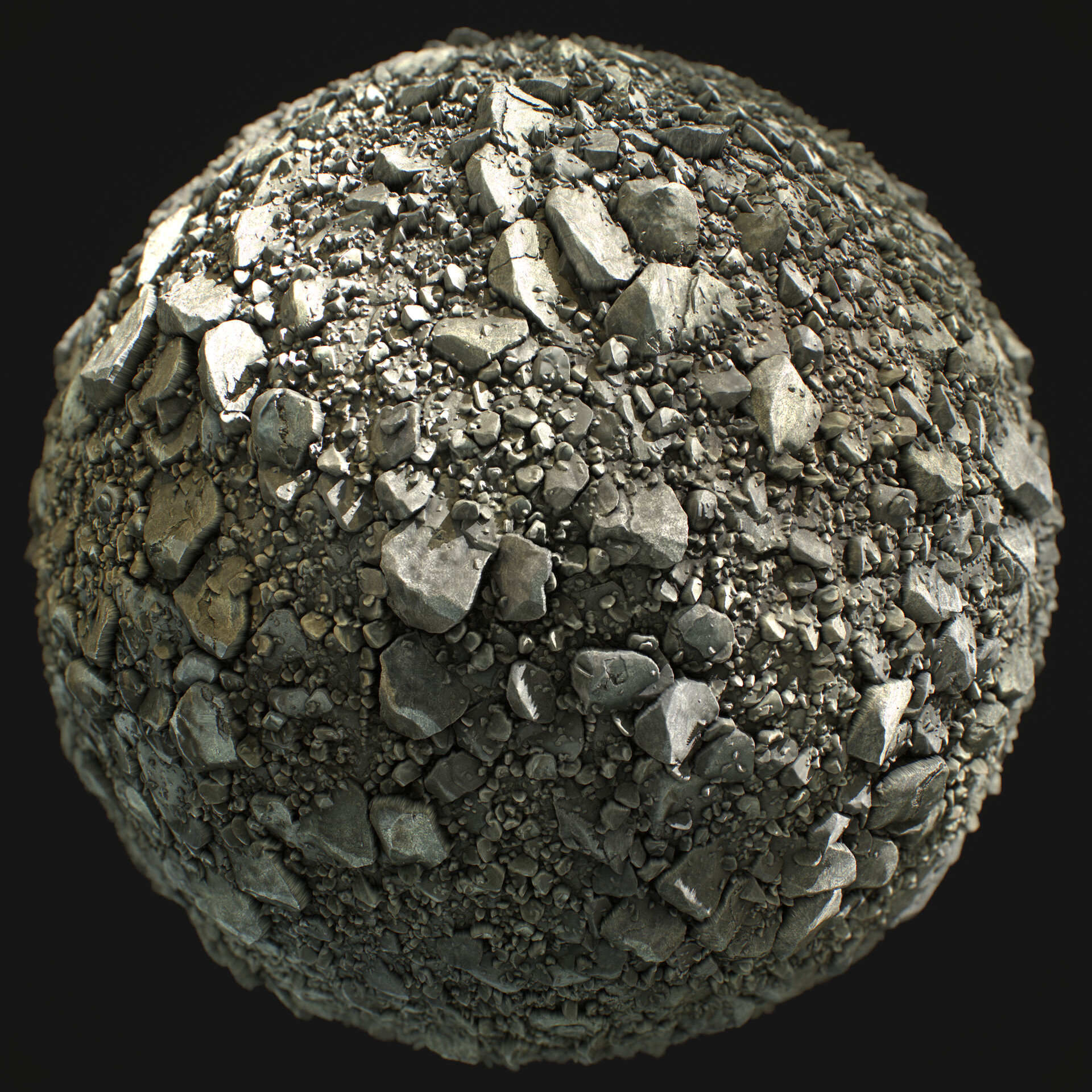 ArtStation - Scattered rocks