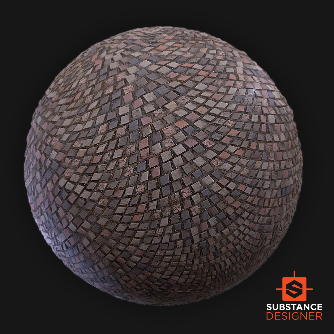 ArtStation - Medival floor tile / Arc tile