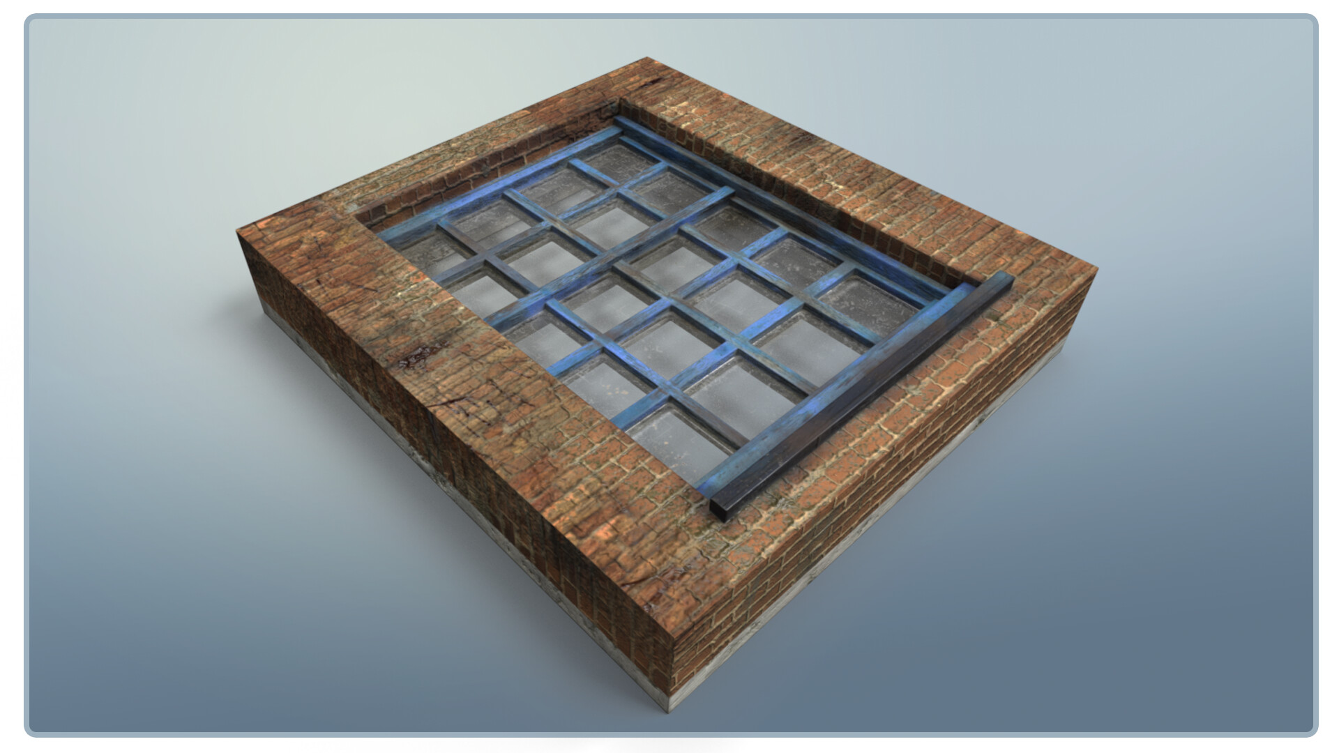 ArtStation - 3D Game Asset - Modular Wall with Window