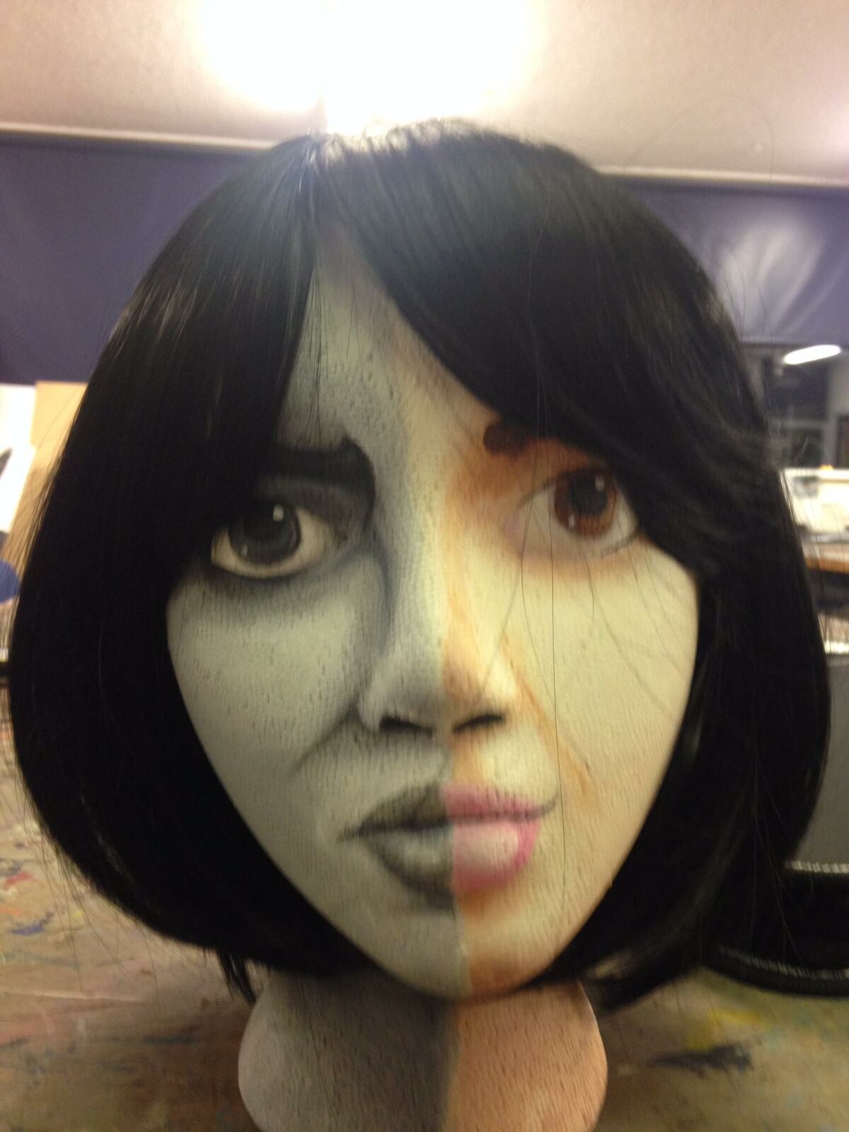 ArtStation - 'Split Emotions' Mannequin Bust