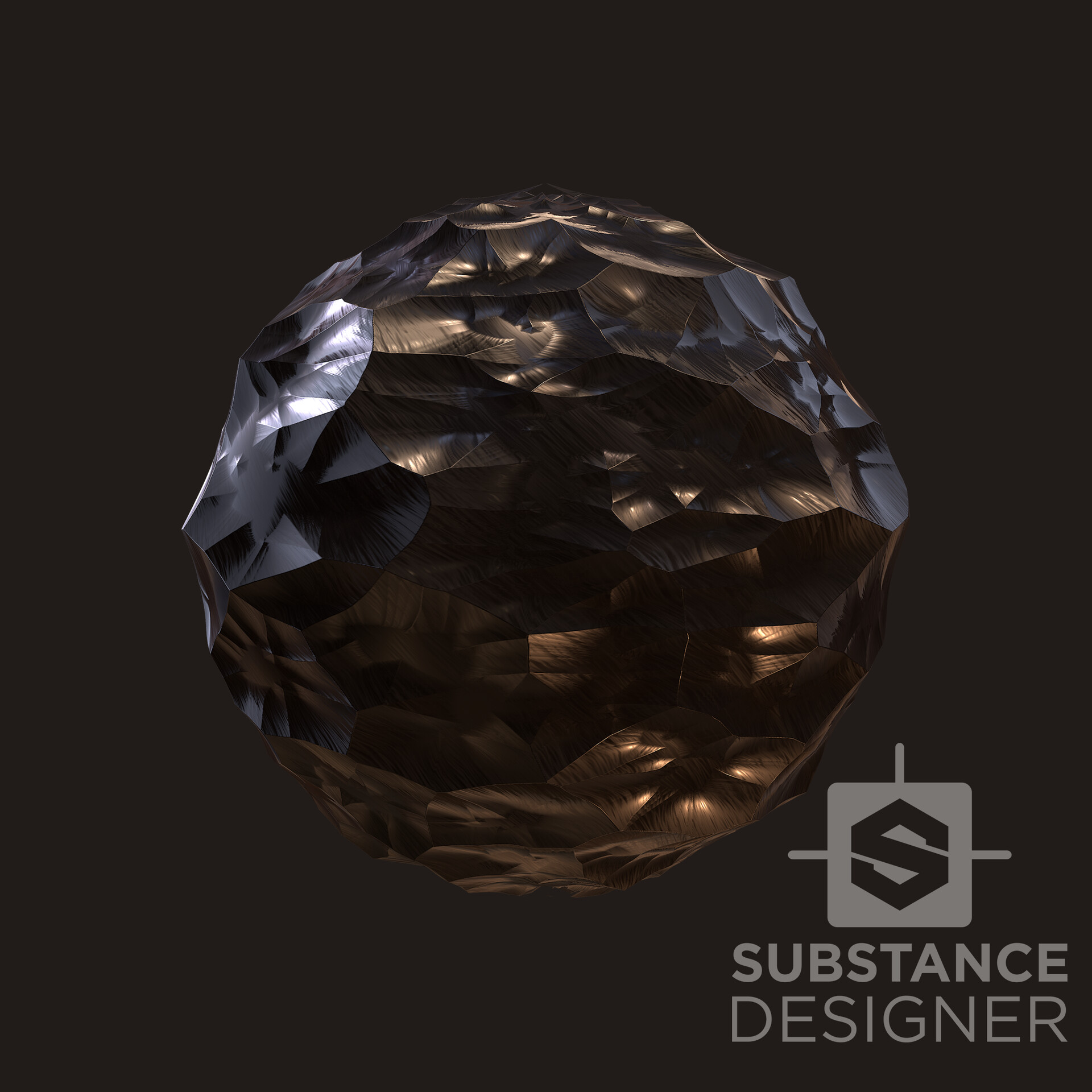 ArtStation - Stylized Obsidian