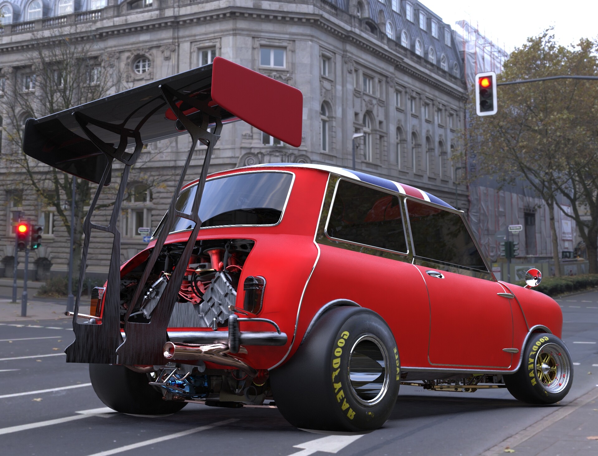 ArtStation - Old mini Cooper
