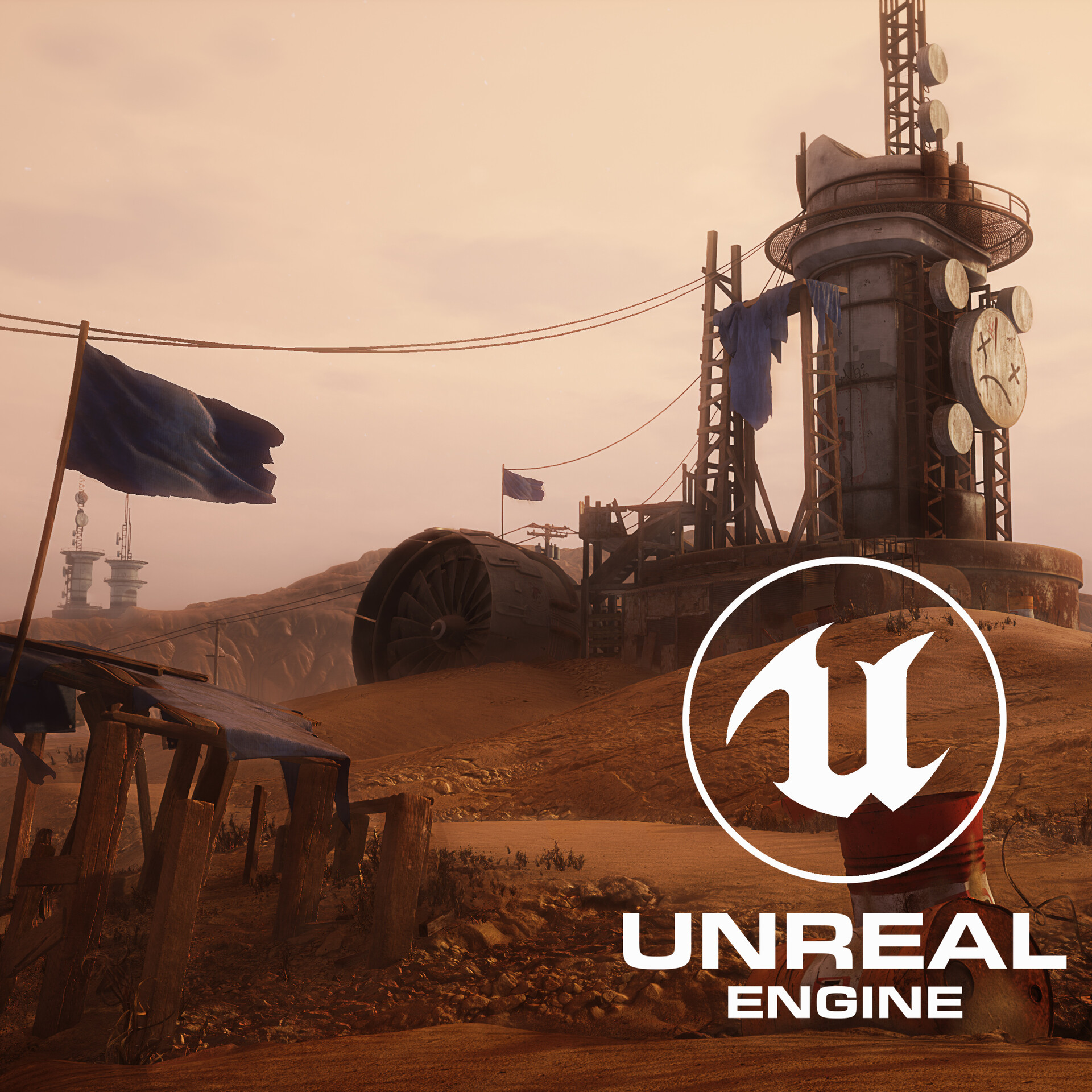 ArtStation - The Sandcamp - Realtime Environment