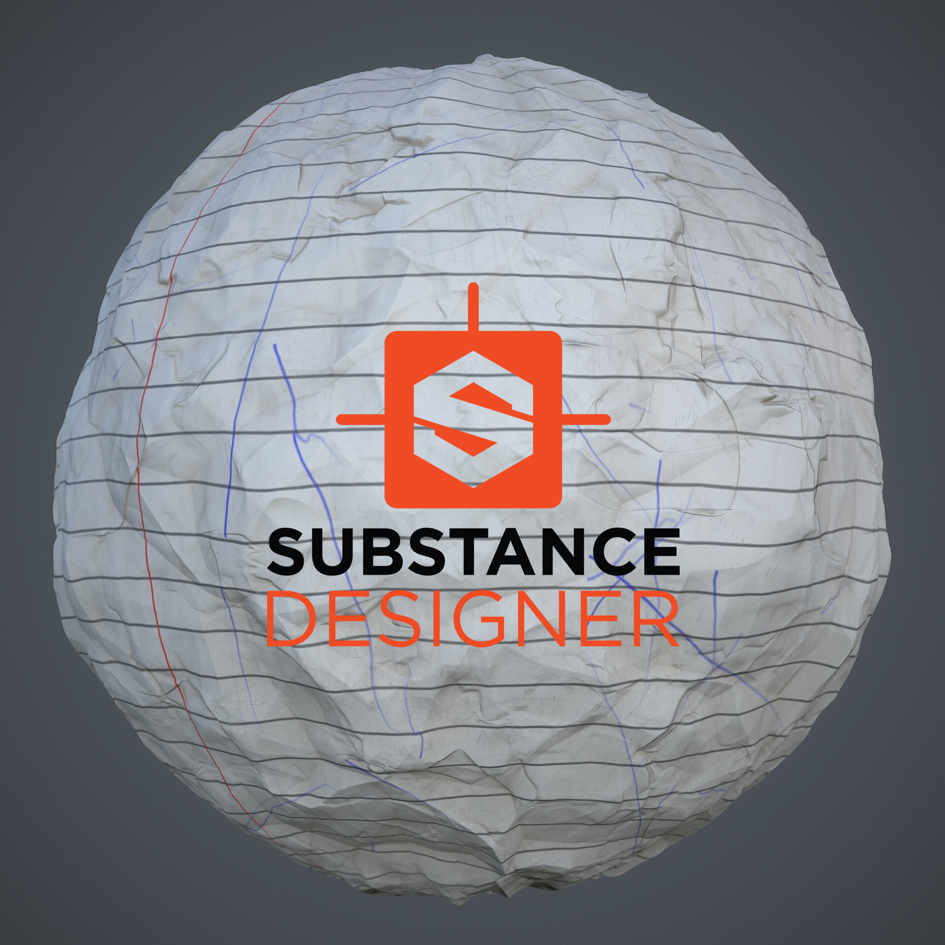 ArtStation - Crumbled paper