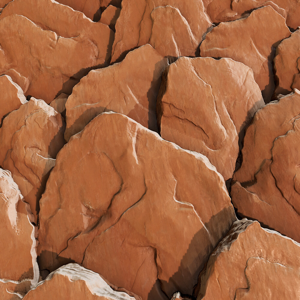 ArtStation - Tectonic Rock Plates Tileable Material